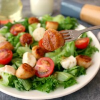 Блюда с морским гребешком - 10 рецептов приготовления пошагово - 1000.menu