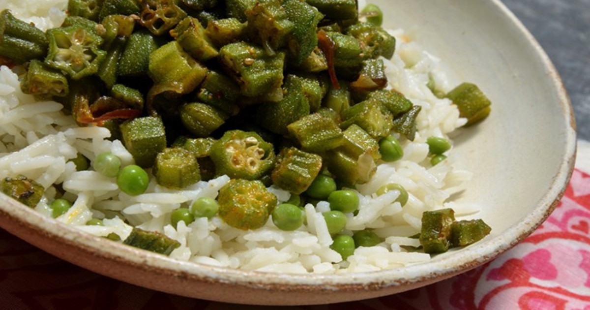 Жареная бамия по-индийски рецепт с фото - 1000.menu