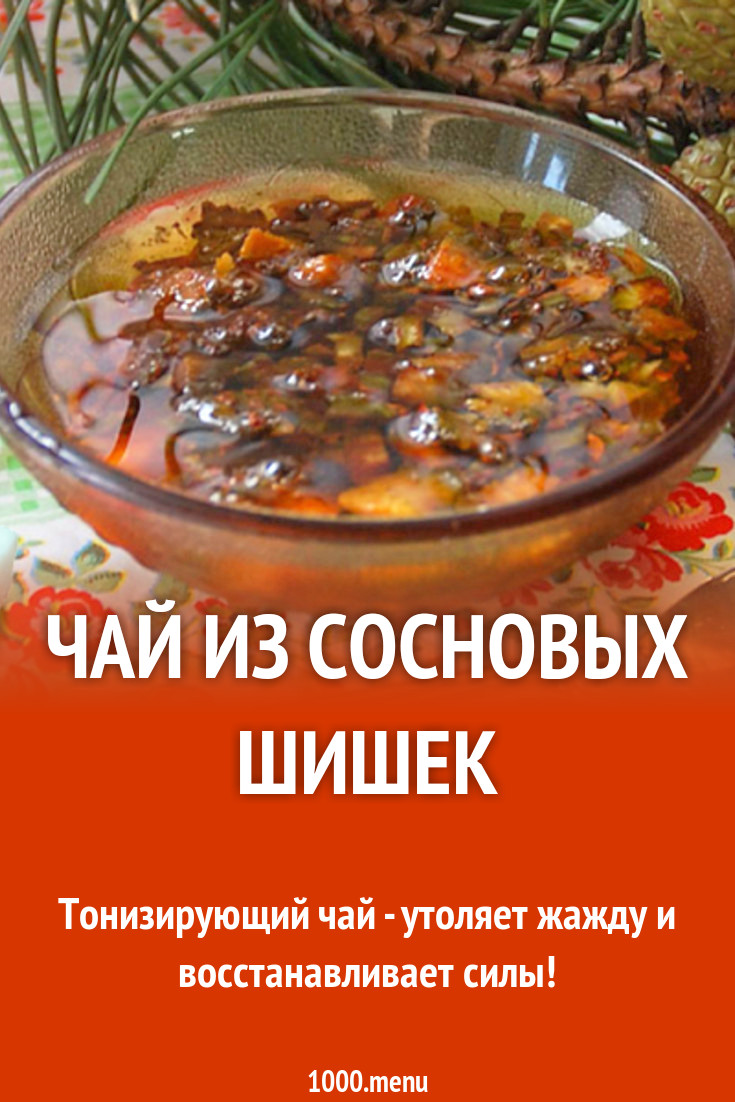 Чай из сосновых шишек рецепт с фото - 1000.menu