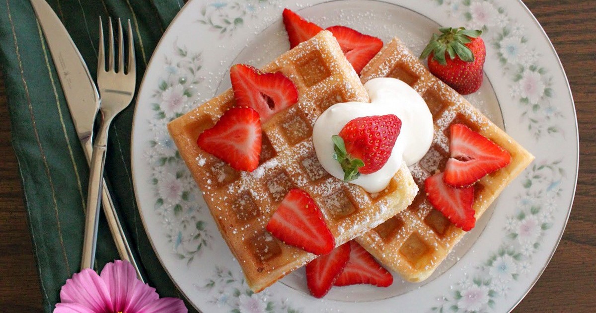 Бельгийские вафли в мультипекаре рецепт с фото - 1000.menu