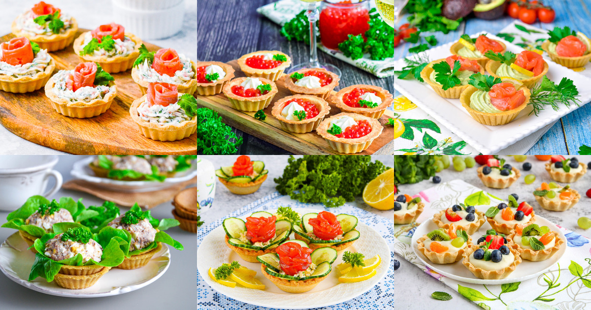 Тарталетки с начинкой 75 рецептов - 1000.menu