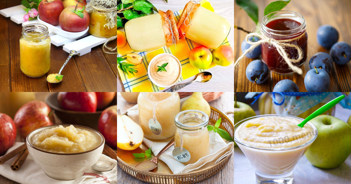 Пюре фруктовое и ягодное: 20 рецептов - 1000.menu