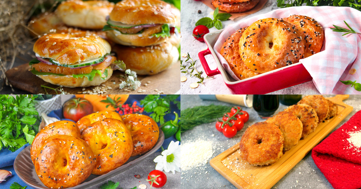 Бейглы - 12 рецептов - 1000.menu