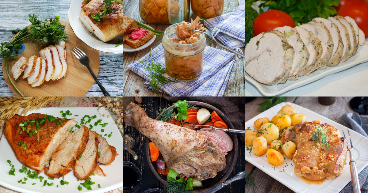 Индейка - 249 рецептов приготовления пошагово - 1000.menu