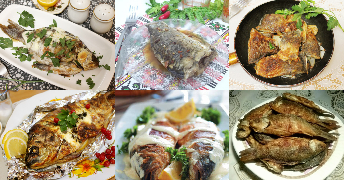 Карась - 25 рецептов приготовления пошагово - 1000.menu