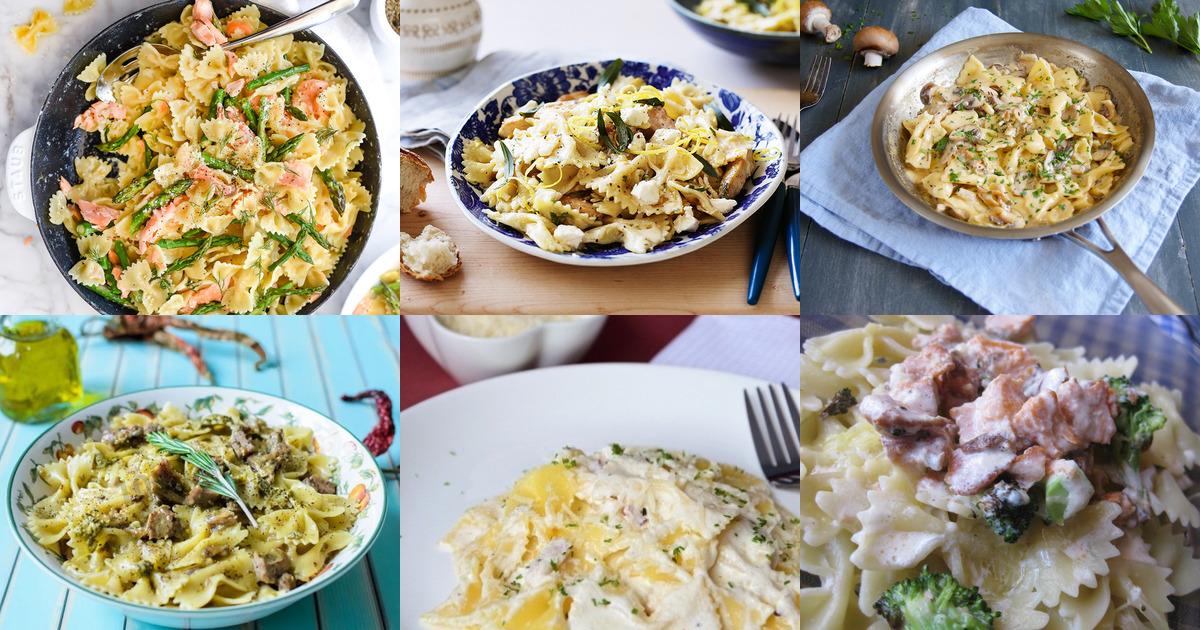 Блюда с фарфалле - 6 рецептов приготовления пошагово - 1000.menu