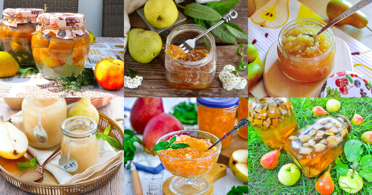 Груши на зиму - 45 рецептов - 1000.menu