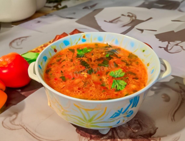 Суп харчо из говядины с аджикой рецепт с фото пошагово - 1000.menu